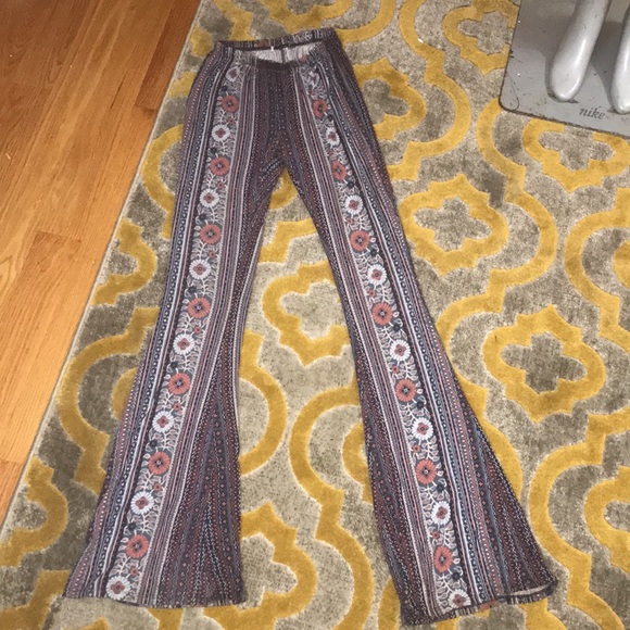 PacSun | Pants & Jumpsuits | Boho Floral Bell Bottom Flare Pants | Poshmark